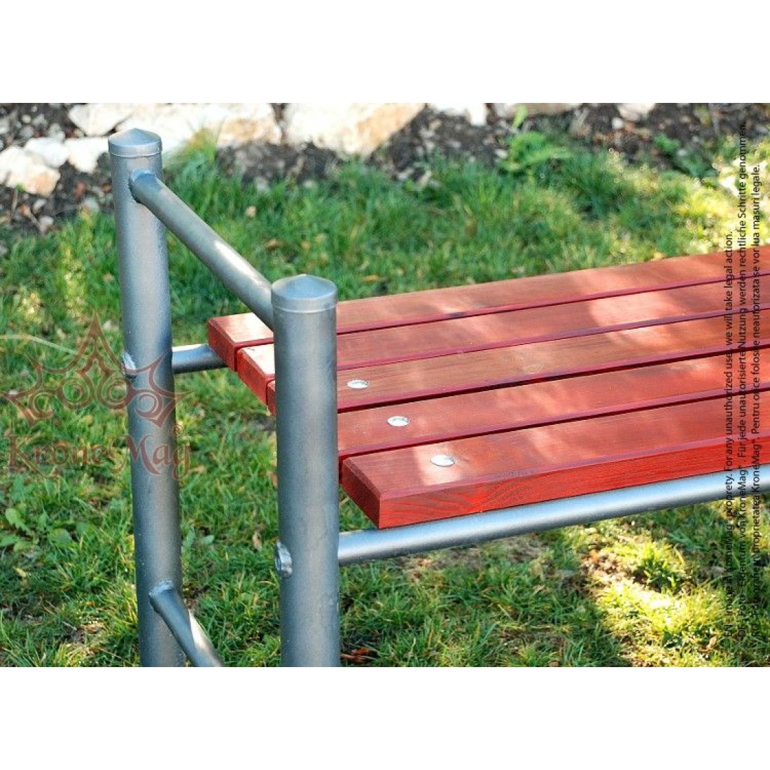 Classic Outdoor Park Seat Bench From Steel GOTHENBURG :: KroneMag